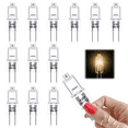 G4 Halogen Light Bulbs, 20W 12V Halogen Light Bulbs Warm White Dimmable ...
