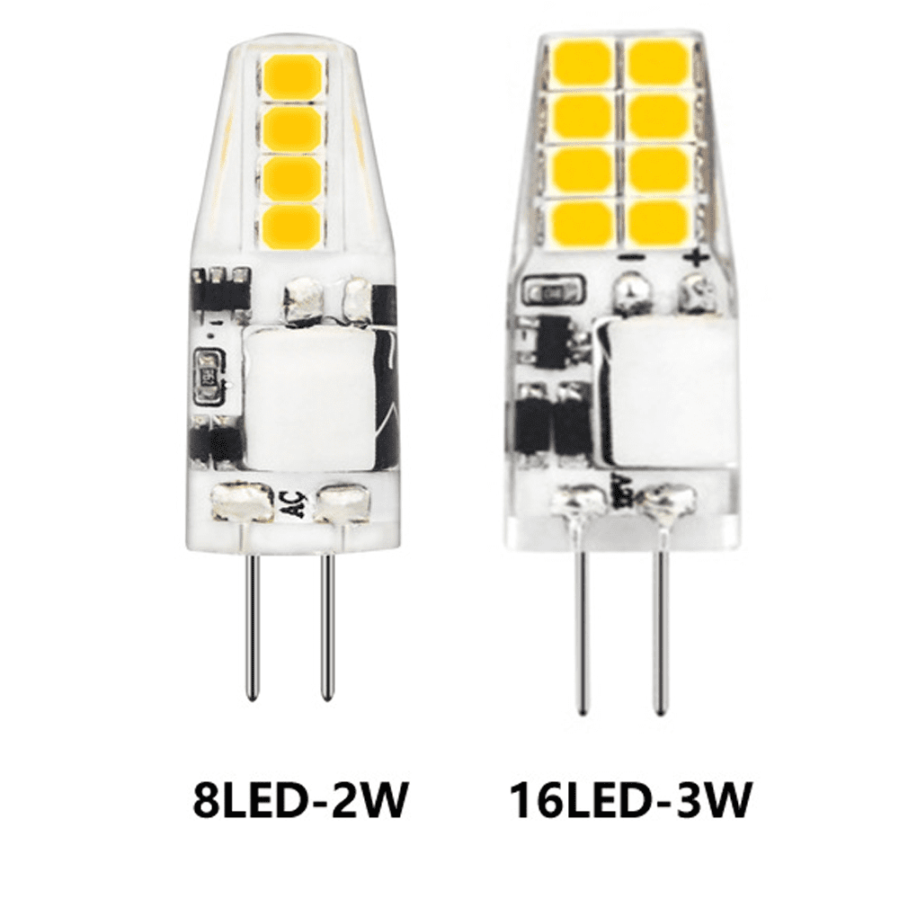 G4 LED Bulb 12V, 2700-3000K Warm White, 3W, 2W, 300 Lumens, 300 Lumens ...