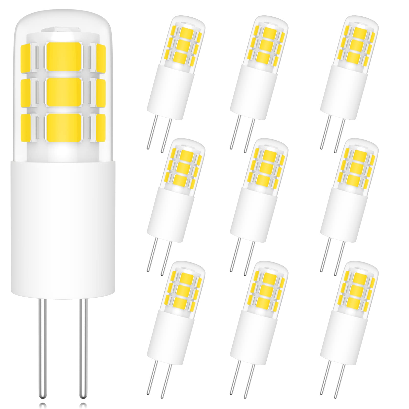 G4 LED Bulb 12V AC/DC JC Bi-Pin Base Light Bulbs 2W 20W T3 Halogen Bulb ...