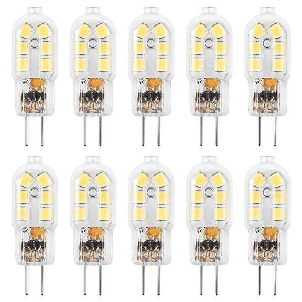 G4 LED Bulb, AMAZING POWER 12V JC G4 Bi Pin Bulb, G4 20W Halogen Bulb Replacement, Daylight ...