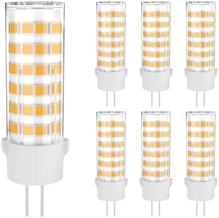 G4 LED Bulb JC Type Bi-Pin Base Light Bulbs 6W AC/DC 12V 50W T3 Halogen ...