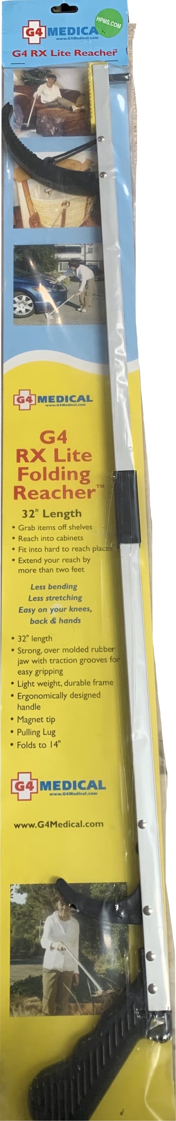G4 Medical 32" RX Lite Folding Reacher - Walmart.com