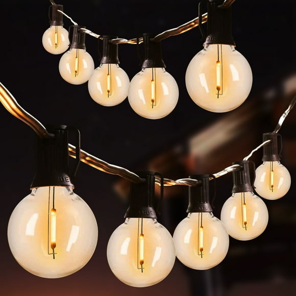 Outdoor String Lights Plastic Bulbs