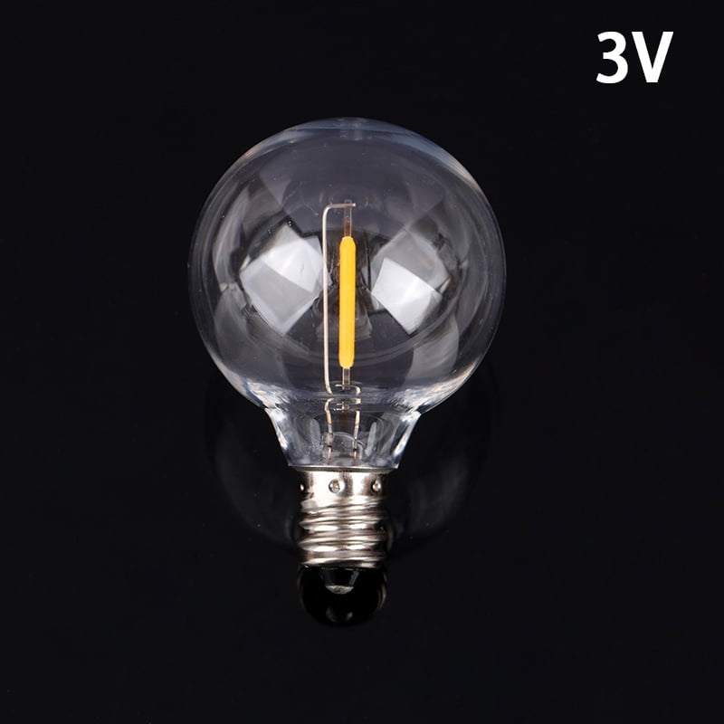 G40 Light Bulbs E12 3V 120V 220V 1W Glass Globe Bulbs String Light ...