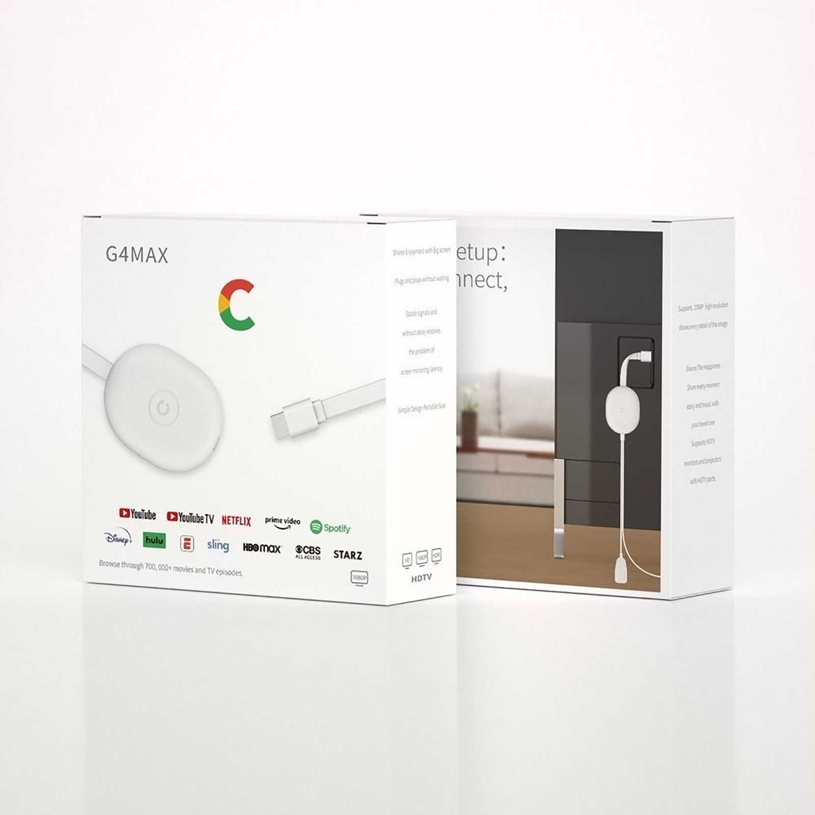 G42 Wireless WiFi Same Screen Device For Mobile TV Smart Push Treasure - Walmart.com