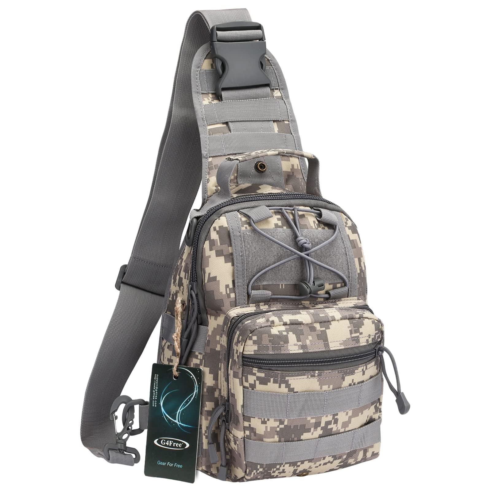 G4Free Outdoor Sling Backpack Sports Shoulder Bag Pack Small Hiking ...
