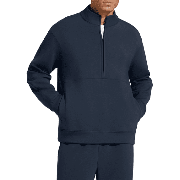 G4Free Smoofit Fleece Sweatshirts for Men Half Zip Mock Neck Pullover ...