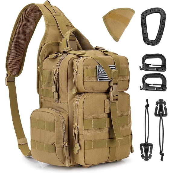 G4Free Outdoor Sling Bag Crossbody Backpack with Adjustable Holder ...