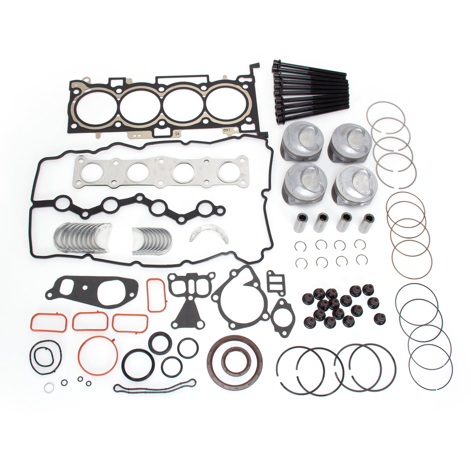 G4KE 2.4L Engine Overhaul Rebuild Kit Piston Gasket Bearings Set for ...