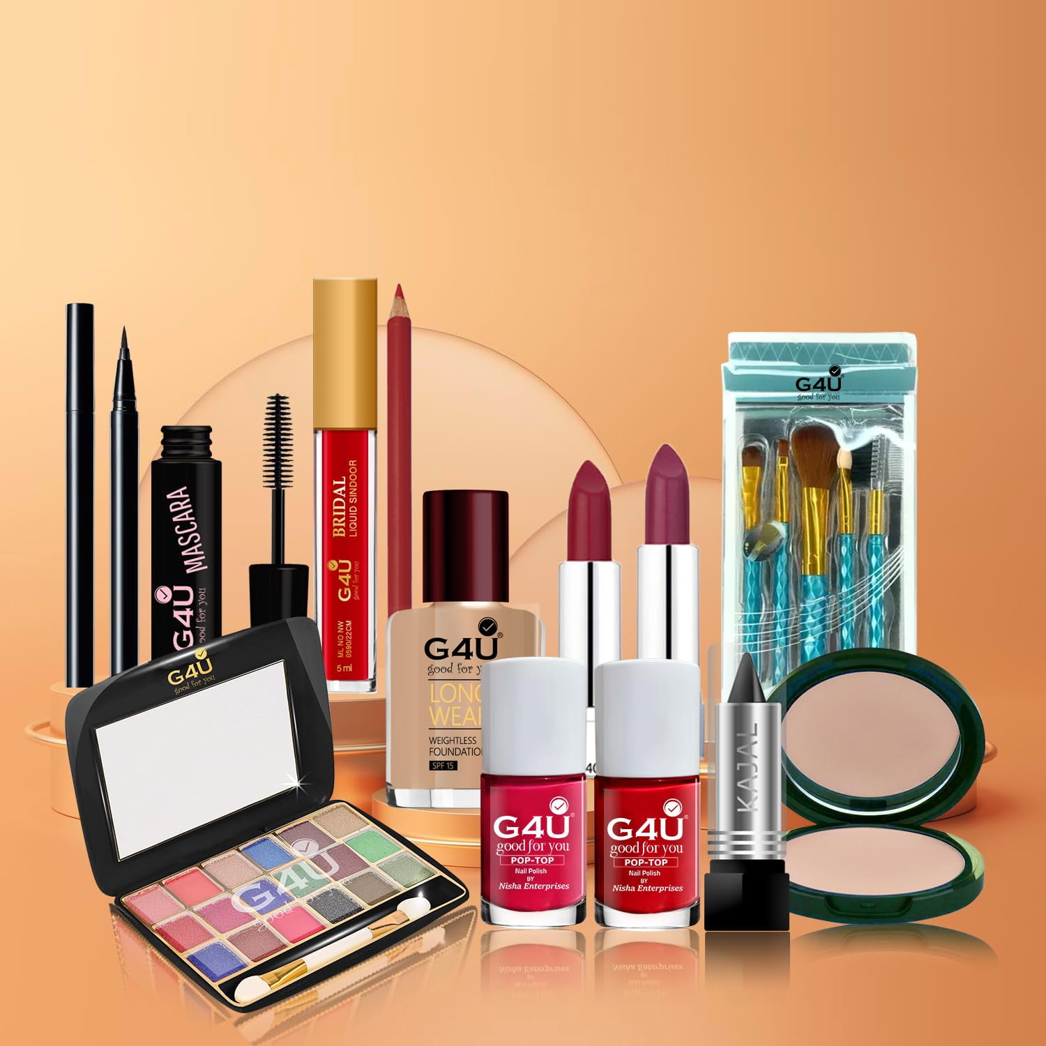 G4U Office Wear Makeup Set | The Ultimate Beauty Collection (Pack Of 17 ...