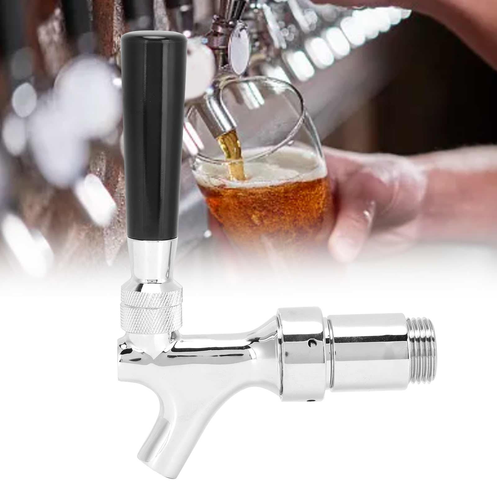 G5/8in Draft Beer keg Faucet Chrome Plating Tower Tap Dispenser Beer ...
