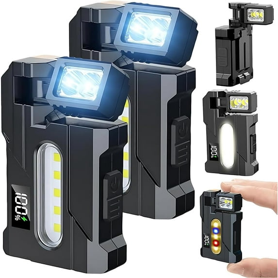 G5 EDC Flashlight 1200 Lumens – 2PCS Super Bright 3 Modes EDC ...