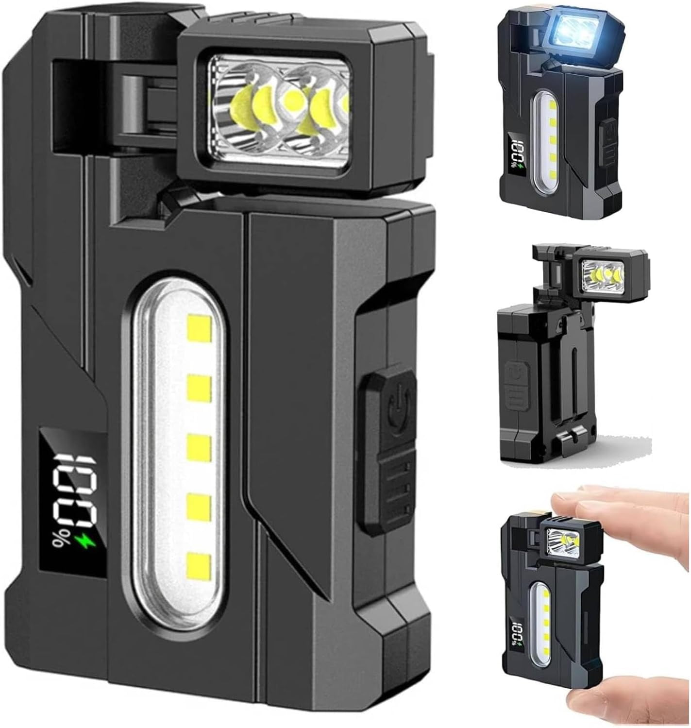G5 EDC Flashlight, 1200 Lumens Rechargeable Mini LED Light with 180 ...