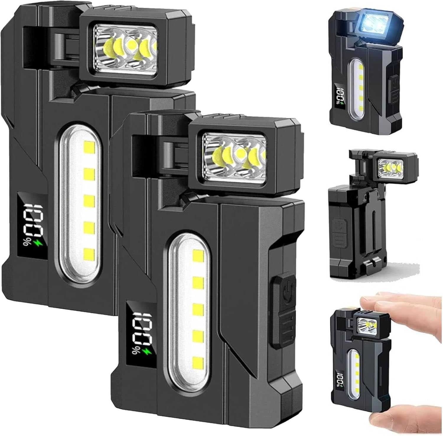 G5 EDC Flashlight, 1200 Lumens Rechargeable Mini LED Light with 180 ...