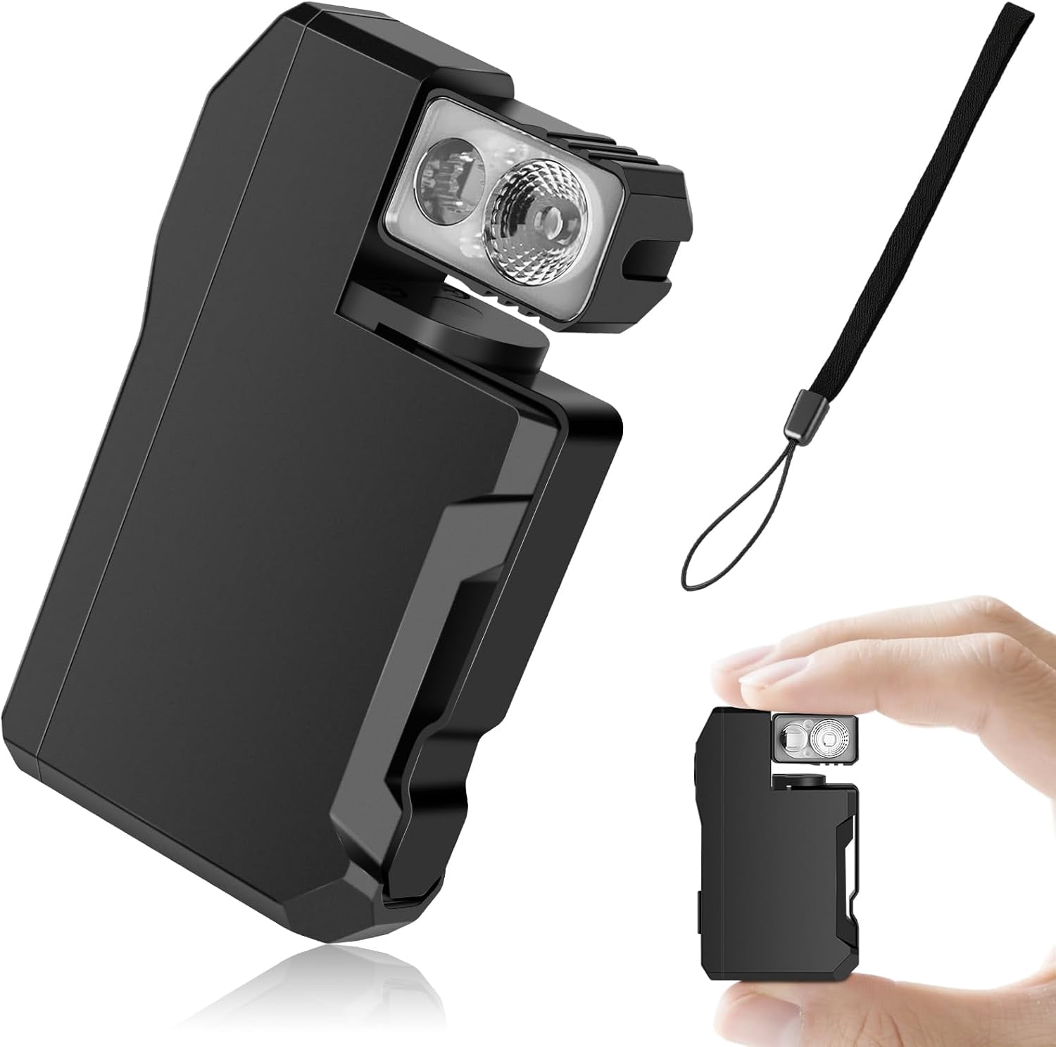 G5 EDC Flashlight 400 Lumens, 180? Rotatable, Dual Light Flat Pocket ...