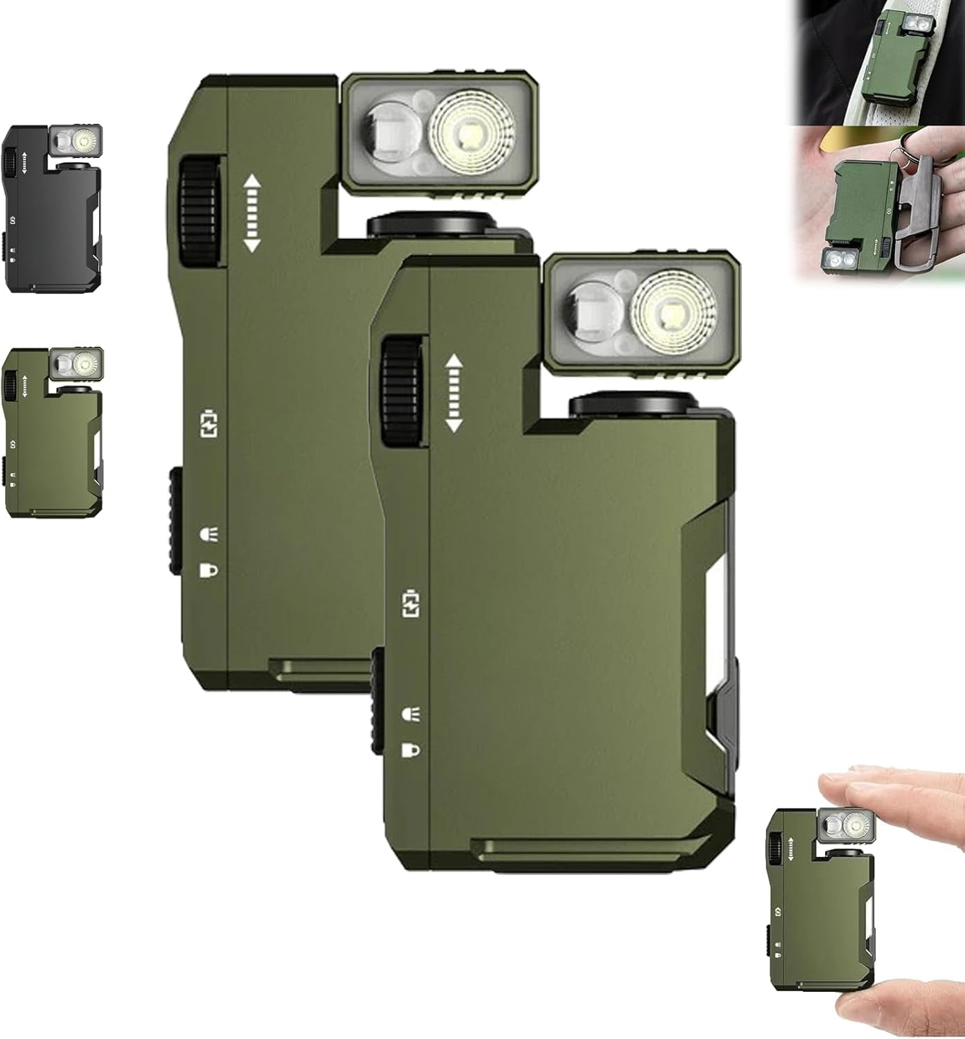 G5 EDC Flashlight Rechargeable, G5 Magnetic Mini Flashlight, 3 Modes ...