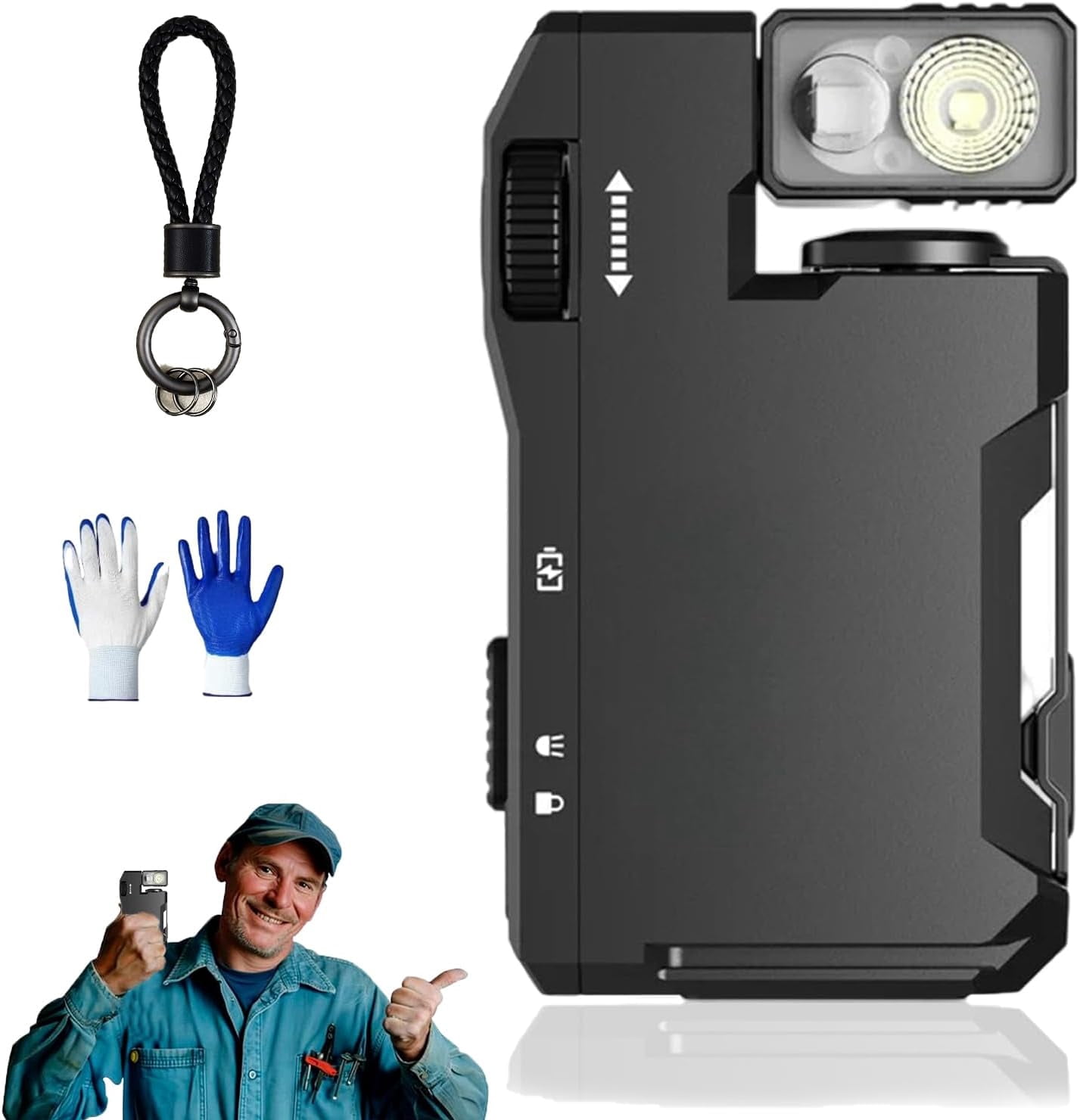 G5 EDC Light 400 Lumens, Rechargeable Magnetic Mini Flashlight, Super ...