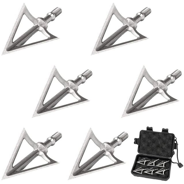 125 Grain Field Points Neffadeque Broadheads 125 Grain Steel Fixed 2 ...