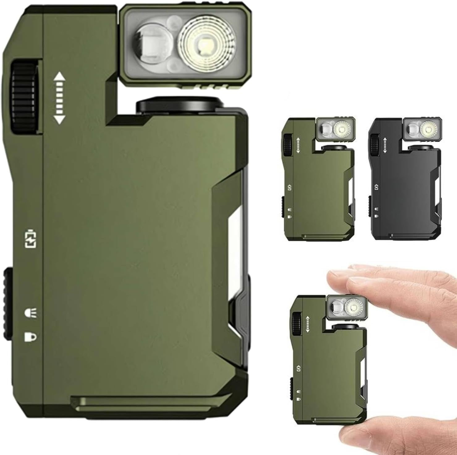 G5 Magnetic Mini Flashlight - 400 Lumens Rechargeable EDC Flashlight ...