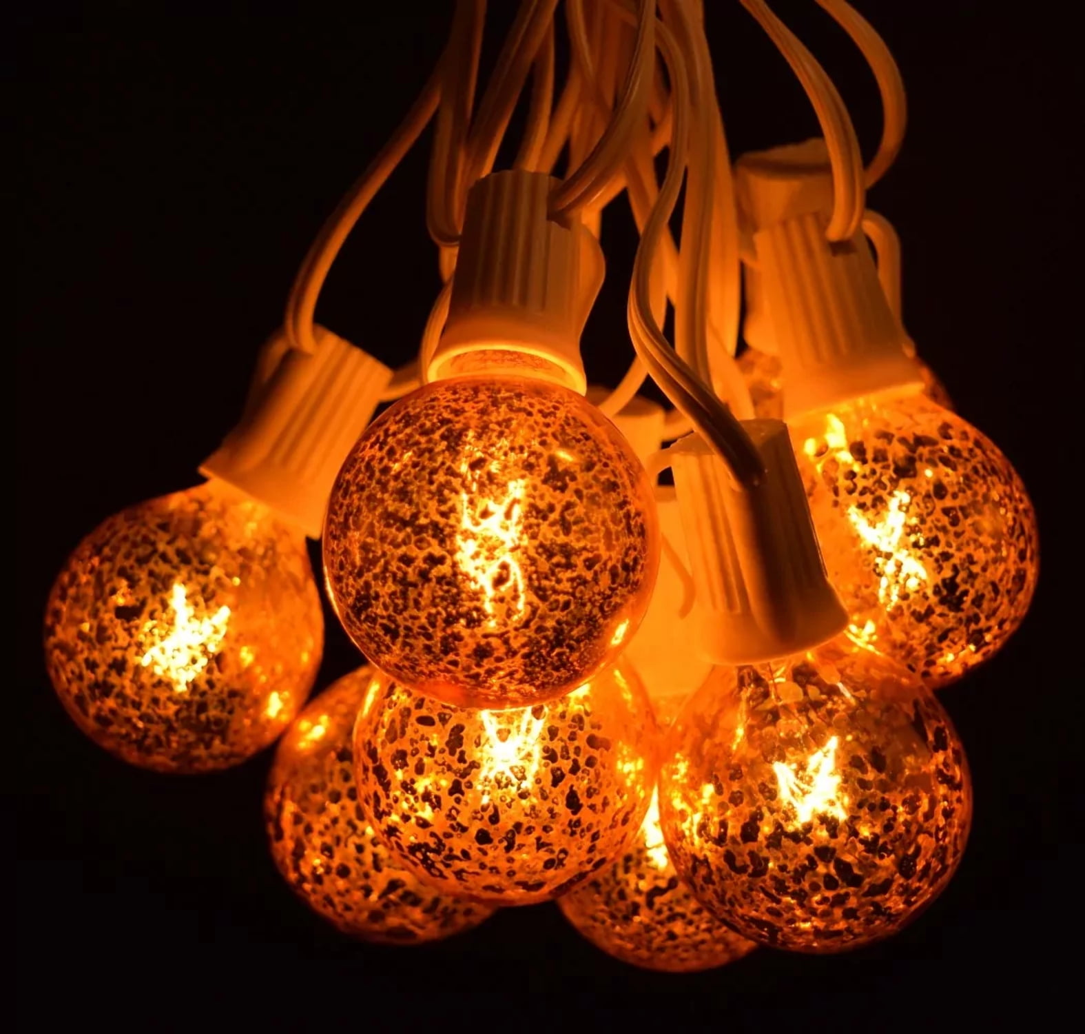 G50 Mercury Gold String Light with White Wire - Walmart.com