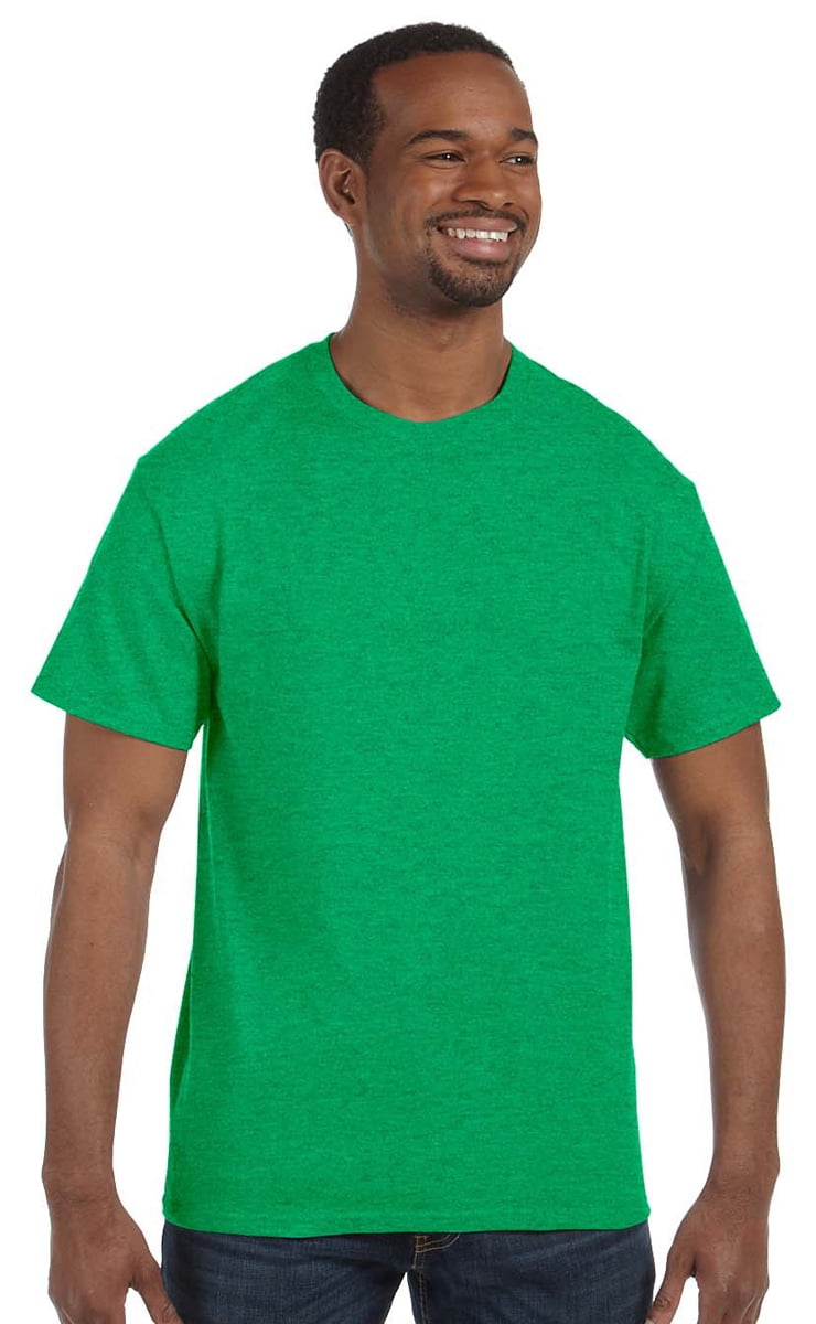 G500 Heavy Cotton T-Shirt -Antique Irish Green-Large - Walmart.com