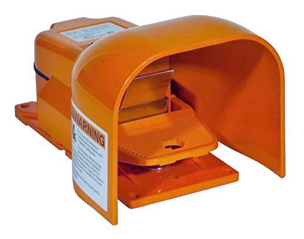 G502-AT-2S Foot Switch, Electrical, with Anti-Trip Safety Latch and Two ...