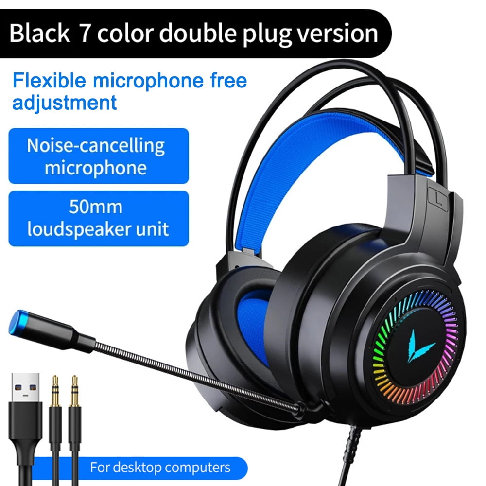 G58 Computer Headphone Wired Gaming Earphones Headset with Microphone ...