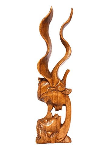 G6 Collection 13" Wooden Handmade Abstract Sculpture Statue Handcrafted ...