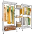G6 Wire Garment Rack Clothes Rack Compact Large Size Armoire Storage ...