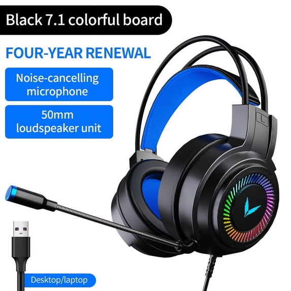 G60 Gaming Headset with Noise Canceling Microphone 7.1 Stereo Surround ...