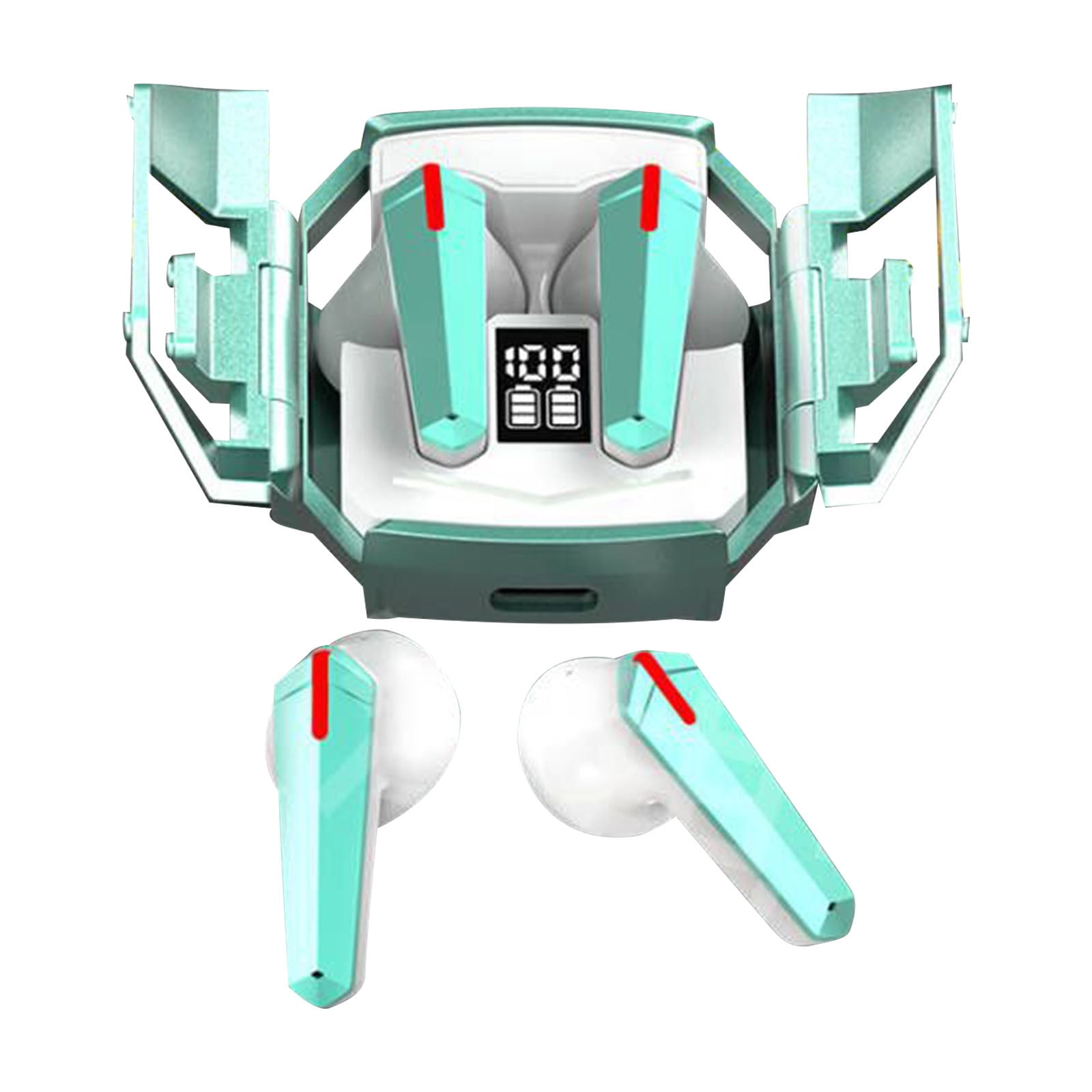 G600 Wireless Bluetooth Headset Two Ear in Ear Game Without Delay ...