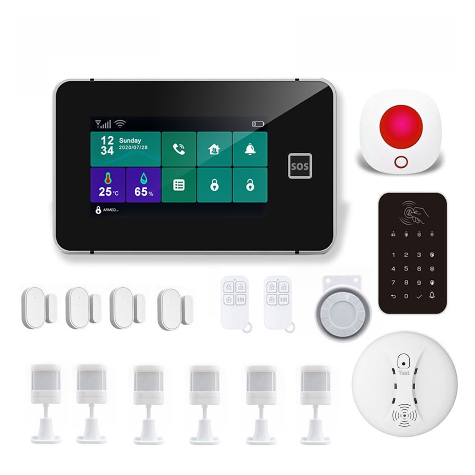 G60B Home alarm system WIFI GSM Tuya Smart Home Garage Burglar Security ...