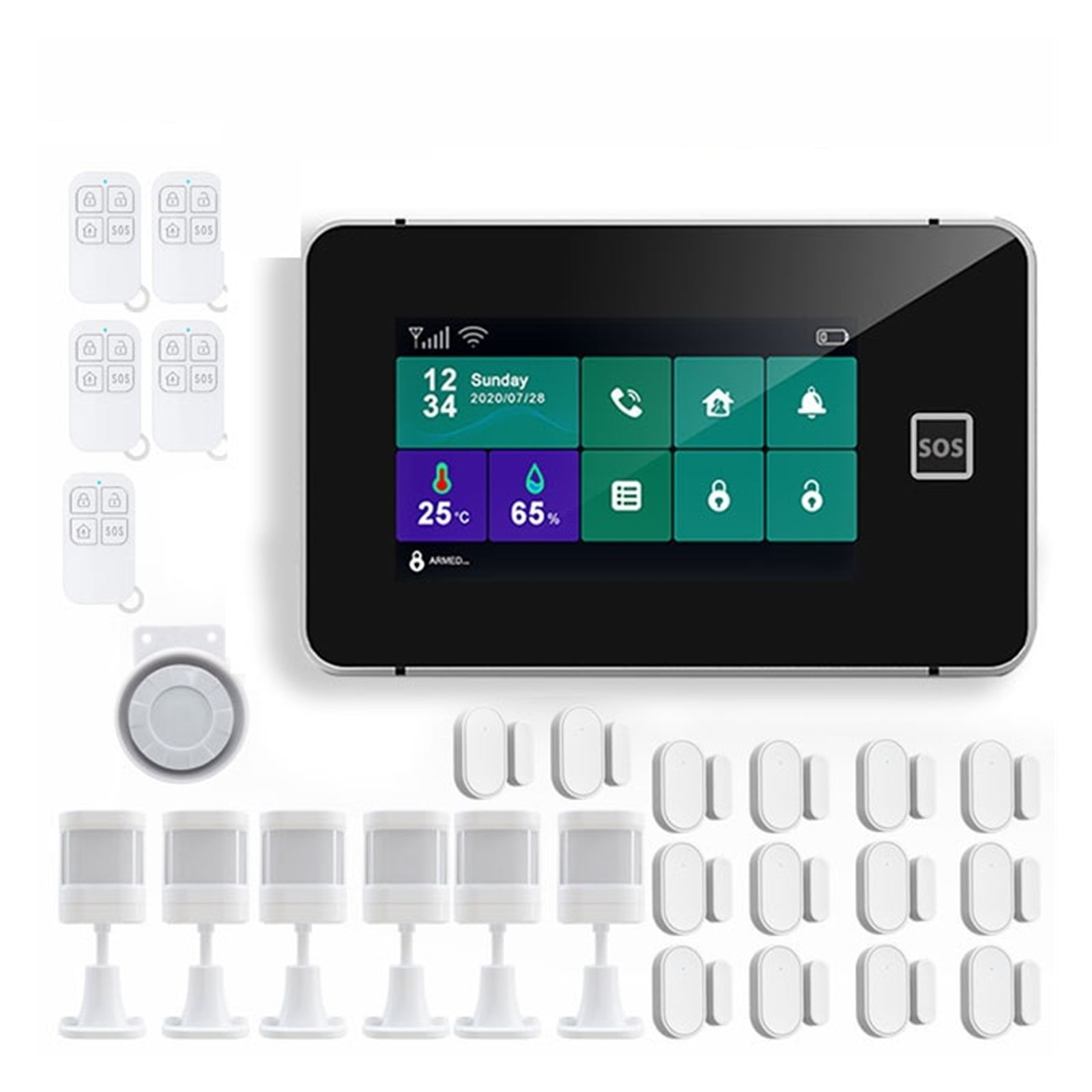 G60B Security Alarm System Tuya WiFi Gsm Smart Home Anti-theft Alarm ...