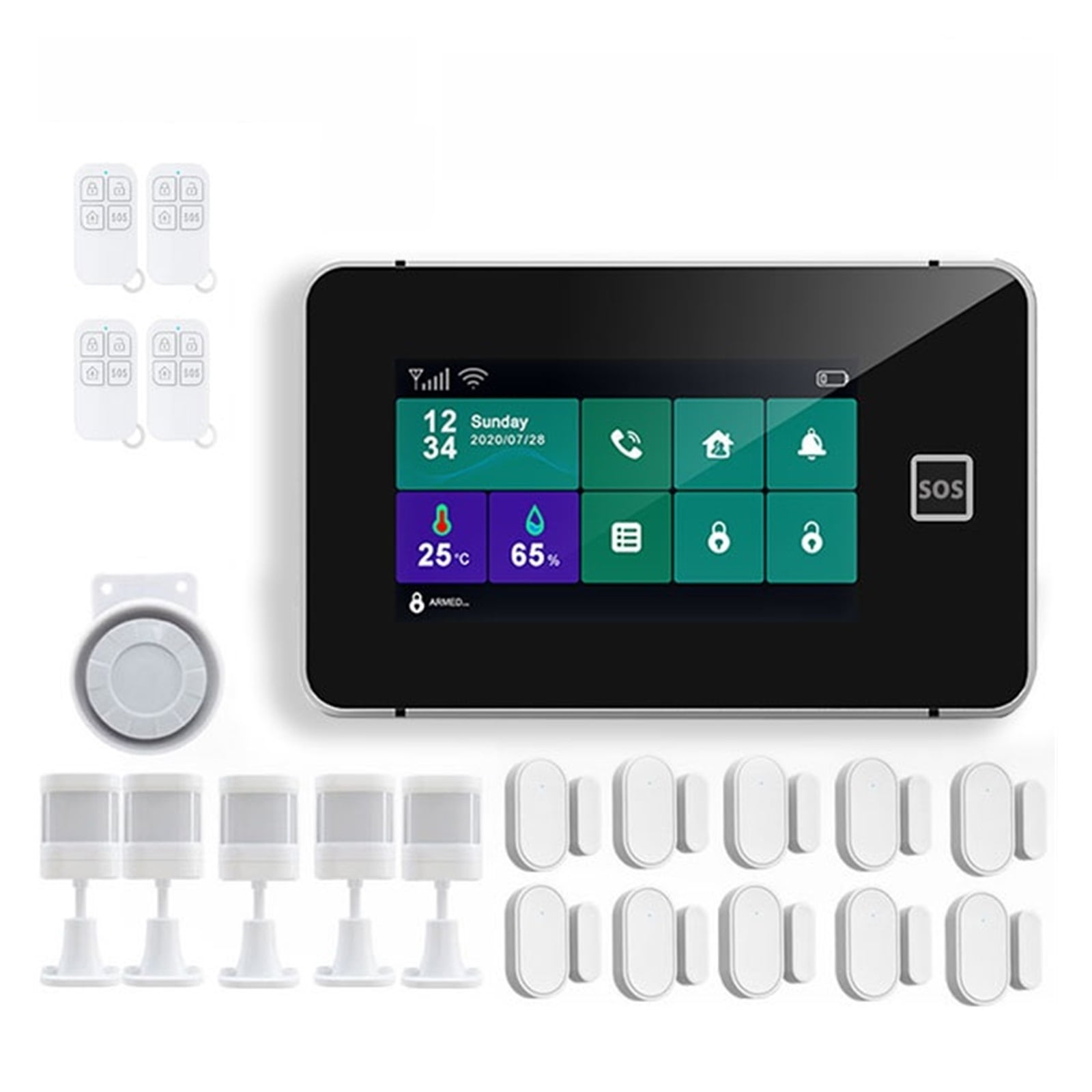 G60B Security Alarm System Tuya WiFi Gsm Smart Home Anti-theft Alarm ...