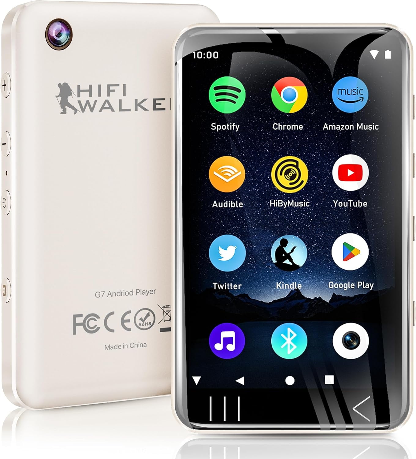 G7 Android MP3 Player with Bluetooth WiFi, 4" Touchscreen, 3GB RAM ...