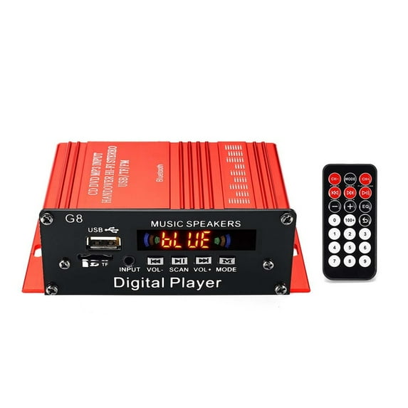 G8 200W 12V Car Amplificador HIFI Power Amplifier Bluetooth Home Stereo ...