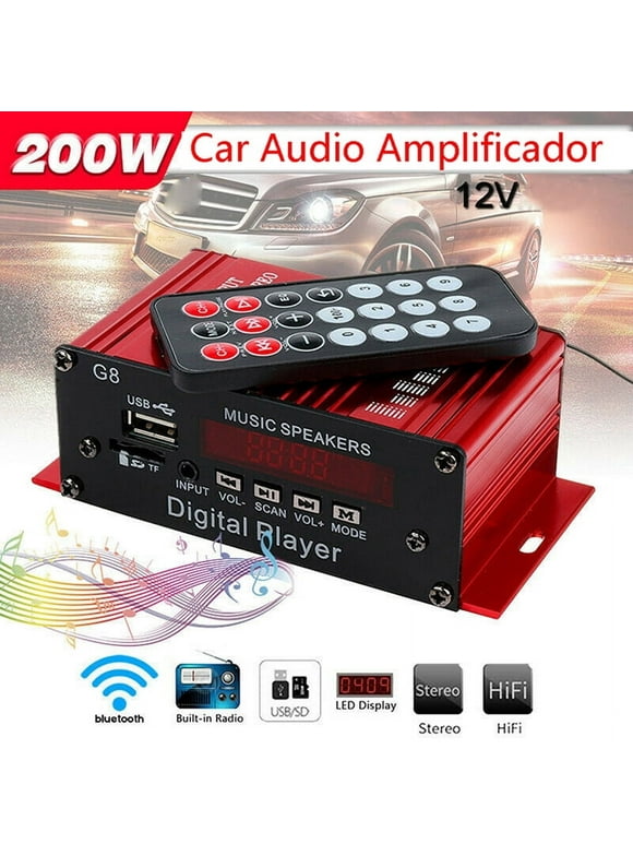Bluetooth Car Amplifiers in Car Amplifiers - Walmart.com