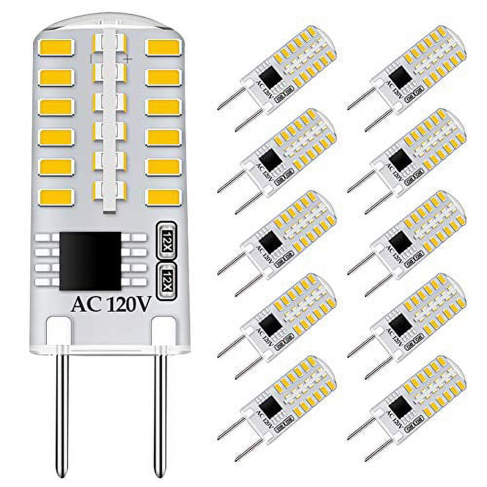 G8 LED Bulb Dimmable 3W Equivalent to T4 JCD Type Bi-Pin G8 Base ...