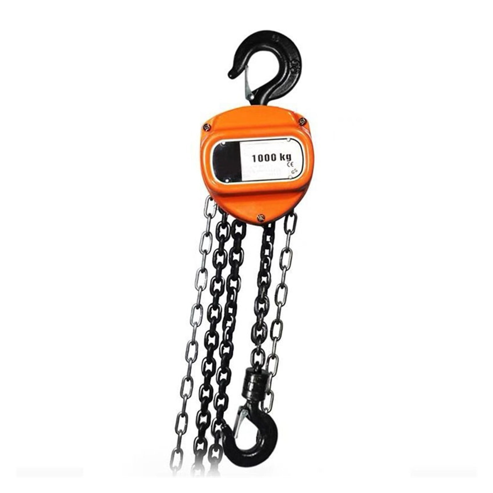 G80 Chain Hoist,1 Ton Manual Inverted Chain Small Crane Lifting 3/6 ...
