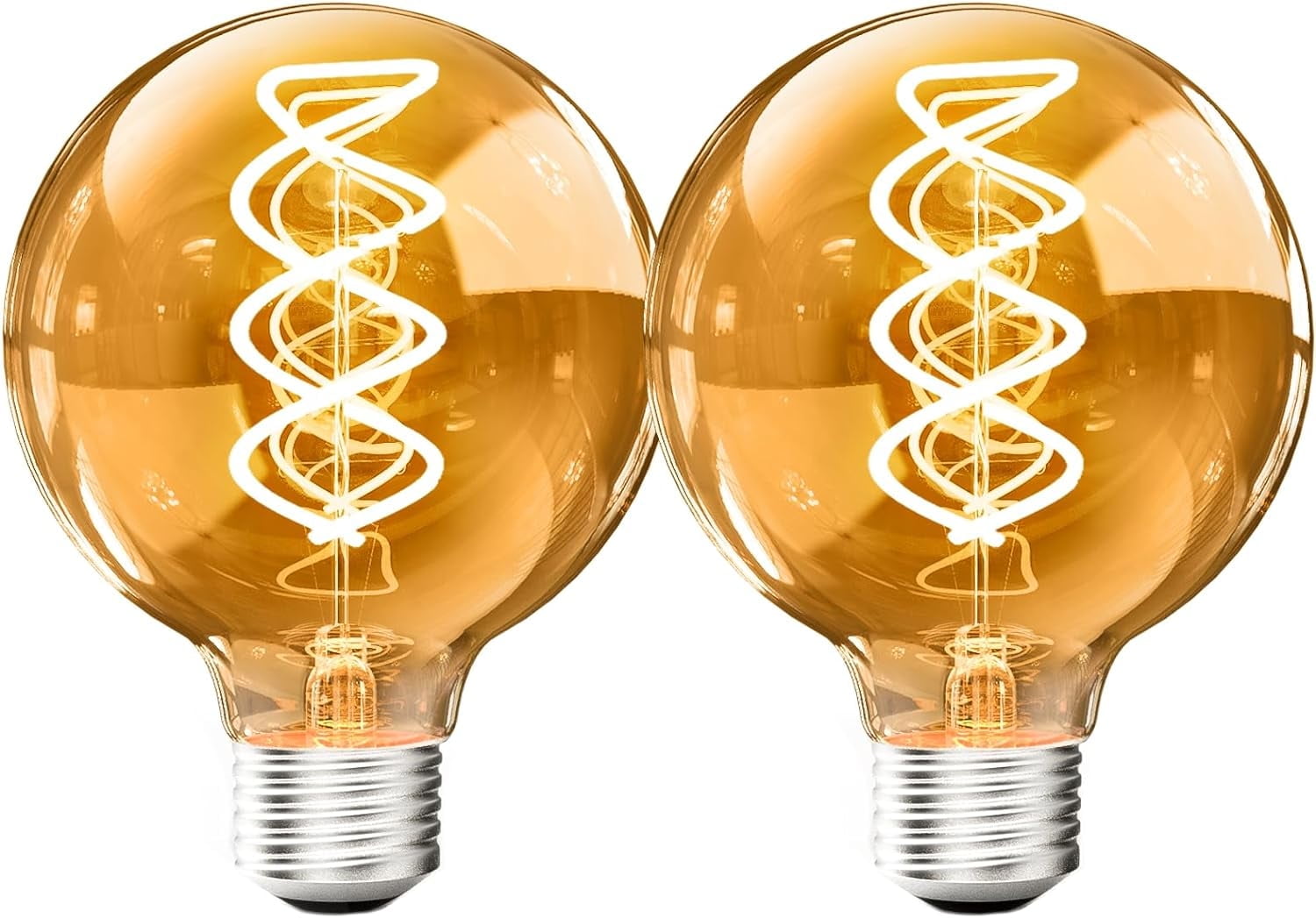 G80 Vintage Edison Light Bulbs Dimmable 4W (40W Equivalent) Led ...