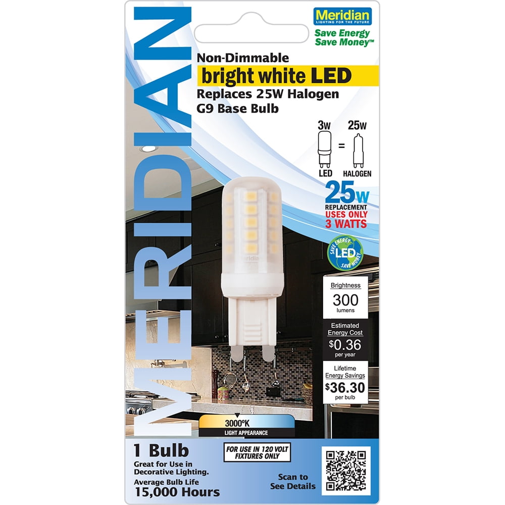 G9 Base Non Dimmable Bulb LED - Walmart.com