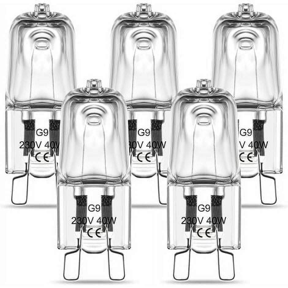 G9 Bulb For Furnace G9 Oven 40W 230V Bulb, Tolerance 300 ° C, 5 Packs ...