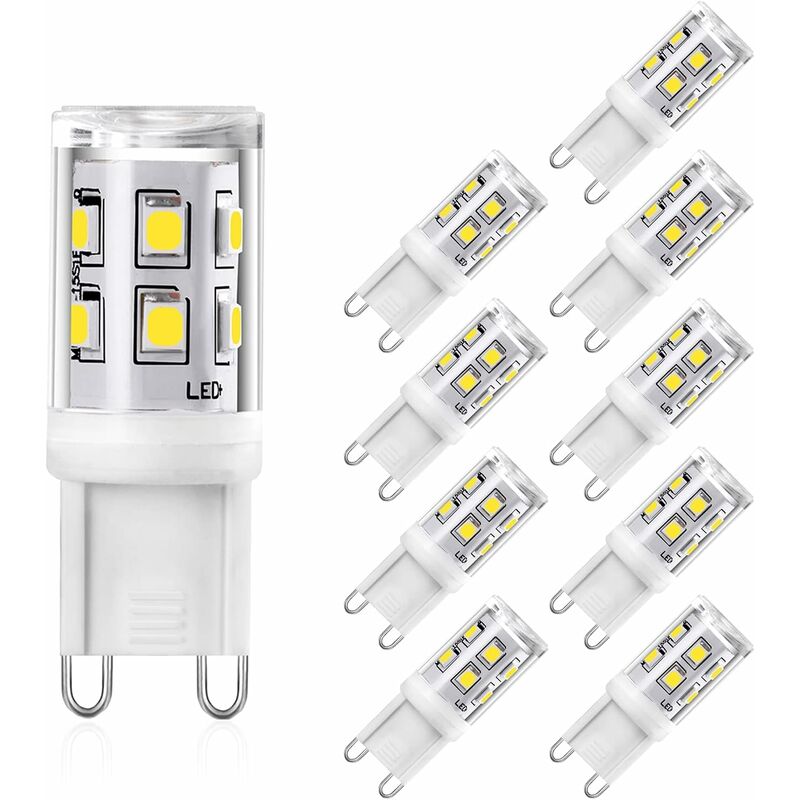 G9 LED 2W Equivalent to 20W 25W G9 Halogen, Neutral White 4000K, G9 LED ...