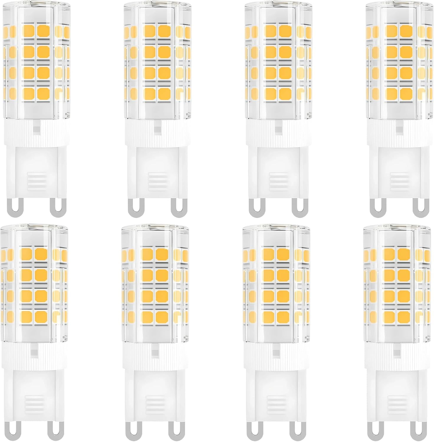 G9 LED Light Bulb, 6Watt, 600 lumens, 60W Equivalent (4000K), CRI80 ...