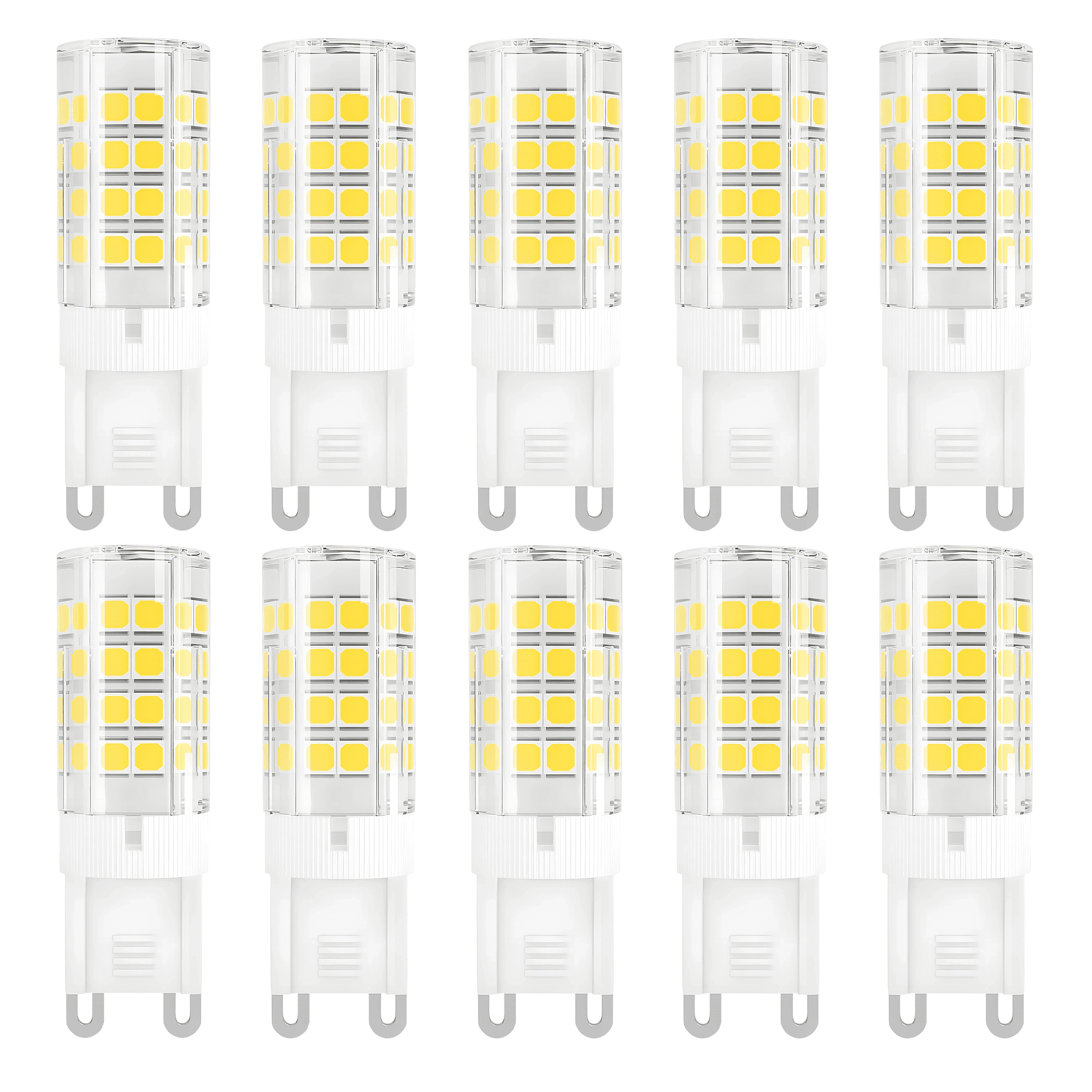 G9 LED Light Bulb, 6Watt, 600 lumens, 60W Equivalent (6000K), CRI80 ...