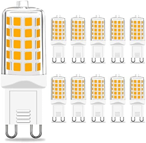 G9 LED Light Bulb Dimmable 4W (40W T4 Halogen Equivalent) Warm White ...