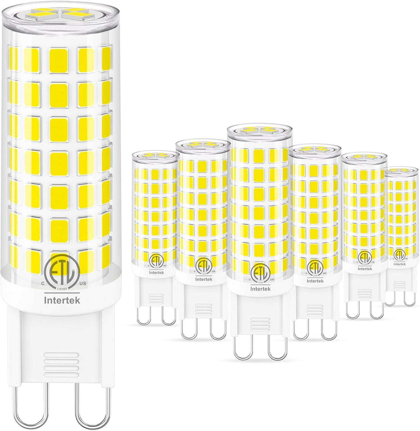 G9 Led Light Bulb,6W Chandelier Light Bulbs (60W Halogen Equivalent ...