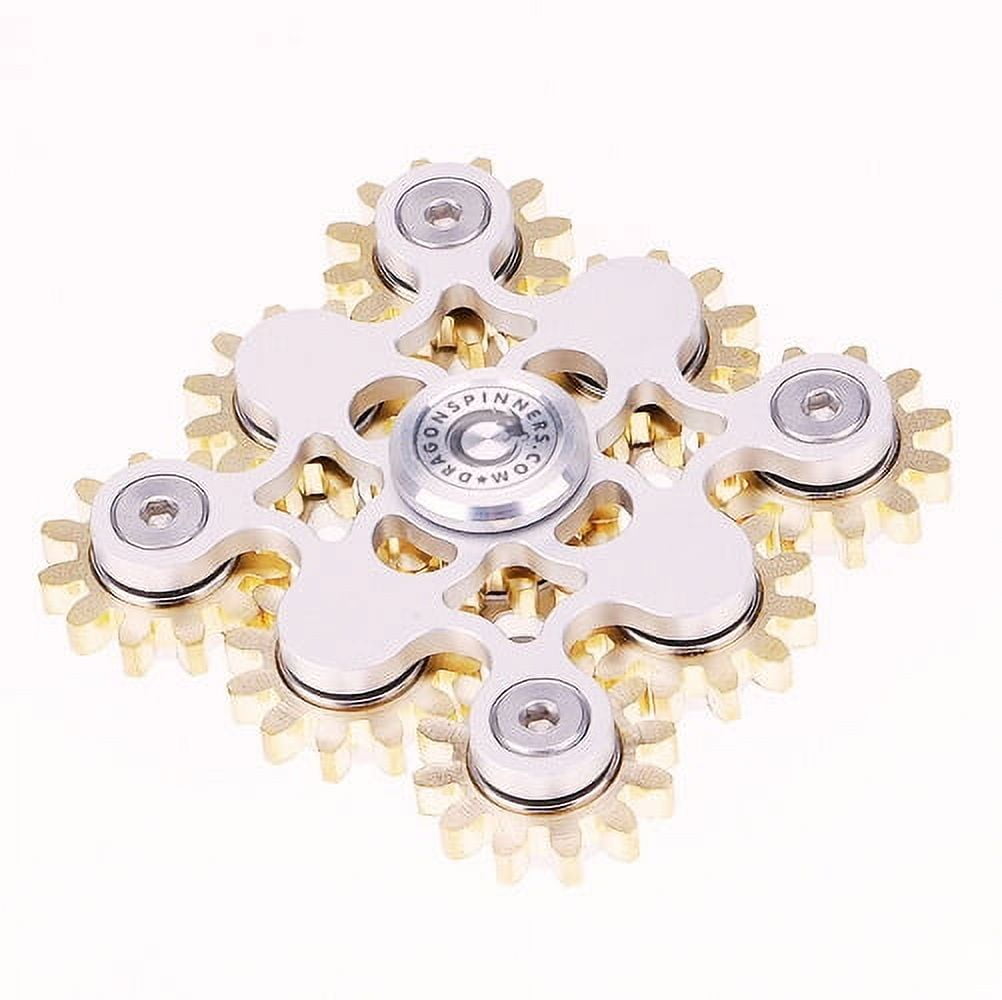 G9 Nine-Bearing Gear Metal Fidget Spinner – Maximum Spin Time – Precision Engineered – Smooth ...