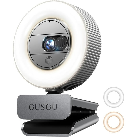 G910 2K Quad HD Webcam for PC, with Microphone & Light & Privacy Cover ...