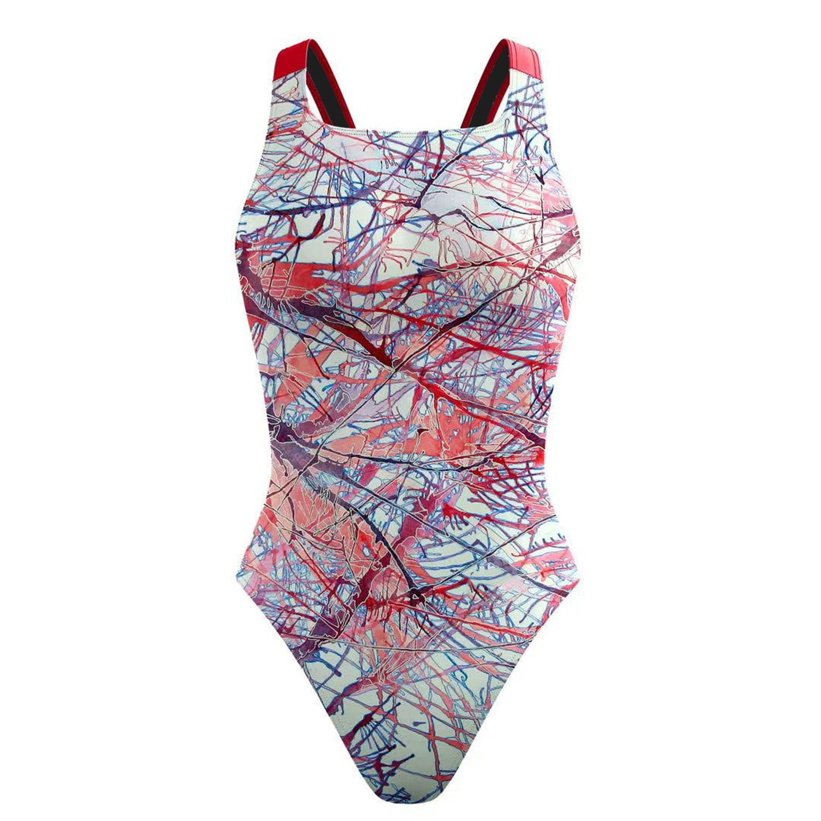 GA WEIHUA Saving,Women One Piece Swimsuit Butterfly Print Monokini ...